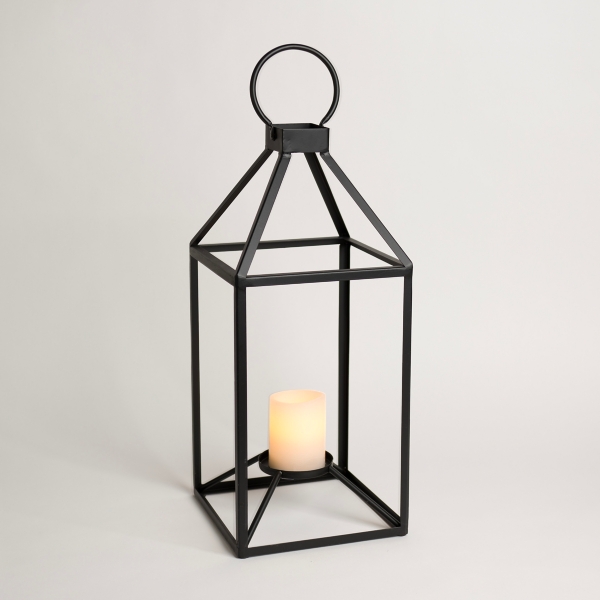 Black metal lantern | Hamilton Place