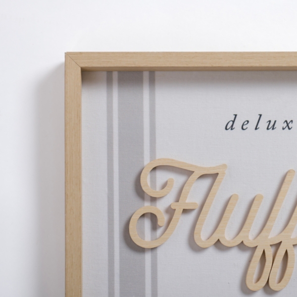 Kirklands Fluff and Fold Wood Wall Plaque | Hamilton Place