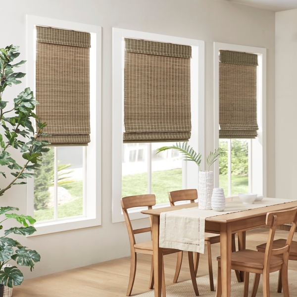 Kirklands Ash Bamboo Light Filtering Roman Shade, 29 in. | Hamilton Place