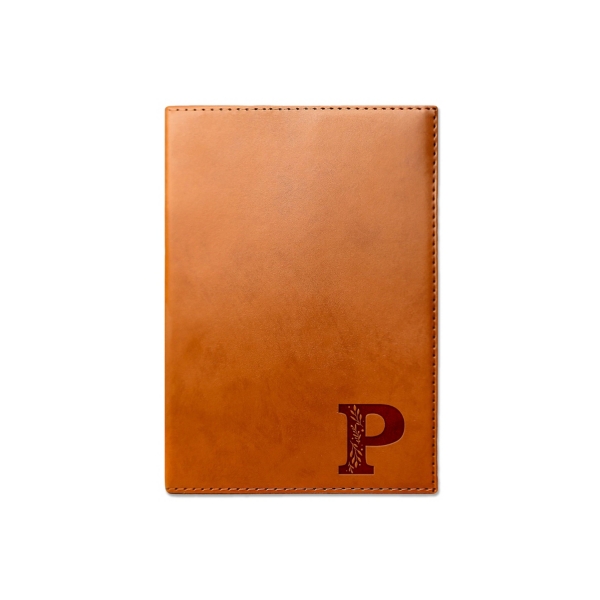 Rawhide Faux Leather Floral Monogram P Journal | Kirklands Home