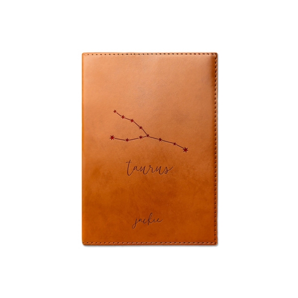 Personalized Rawhide Faux Leather Taurus Journal | Kirklands Home