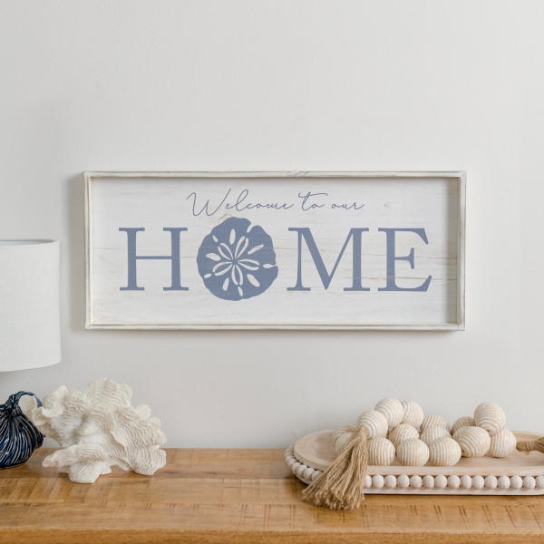 Kirklands Welcome To Our Home Wreath Wall Plaque | Hamilton Place