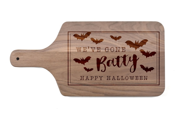 Walnut Gone Batty Halloween Cutting Board | Kirklands Home