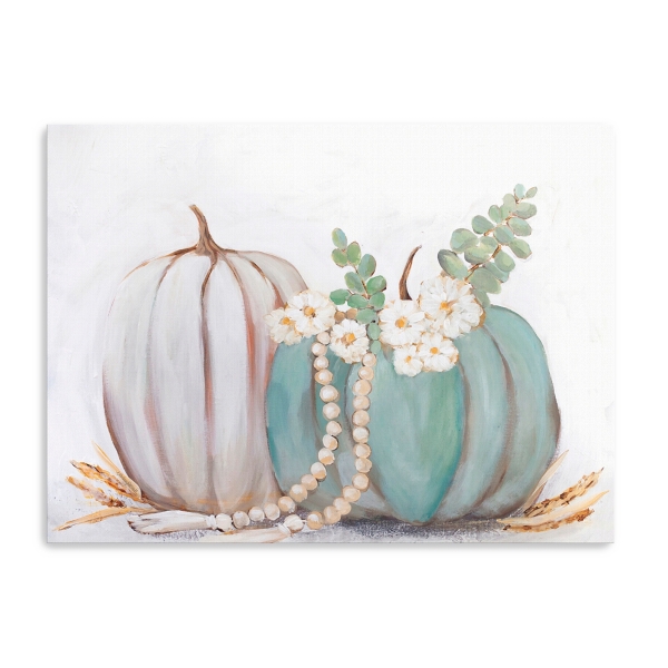 Double Pumpkins Canvas Art Print | Kirklands Home
