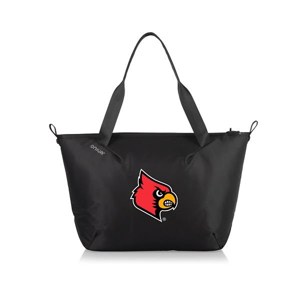 Black Louisville Cardinals Cooler Tote Bag | Kirklands Home