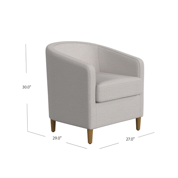 Kirklands Neutral Textured Accent Chair | Hamilton Place
