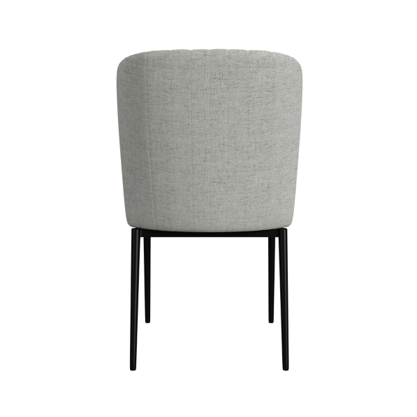 Kirklands Light Gray Channel Back Dining Chairs, Set of 2 | Hamilton Place