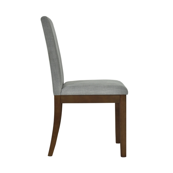 Kirklands Gray Upholstered Dining Chairs, Set of 2 | Hamilton Place