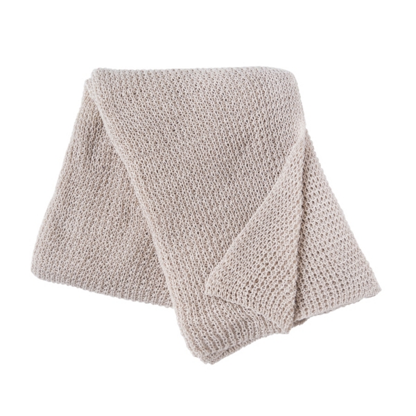 Neutral Soft Knitted Throw | Kirklands Home