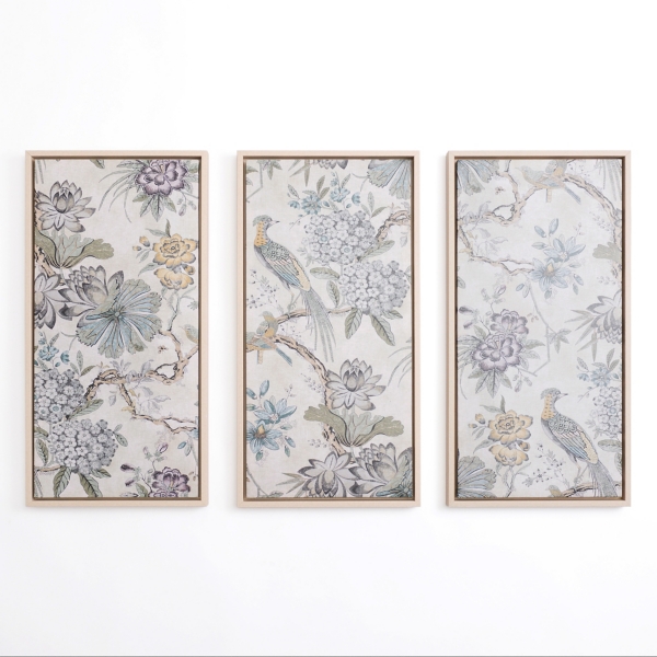 Birds on Branches Framed Canvas Prints, Set of 3 | Kirklands Home