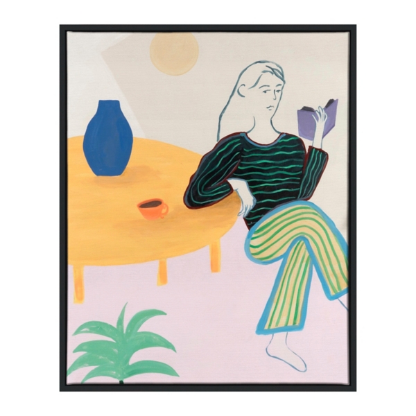 Book Time Framed Canvas Art Print | Kirklands Home