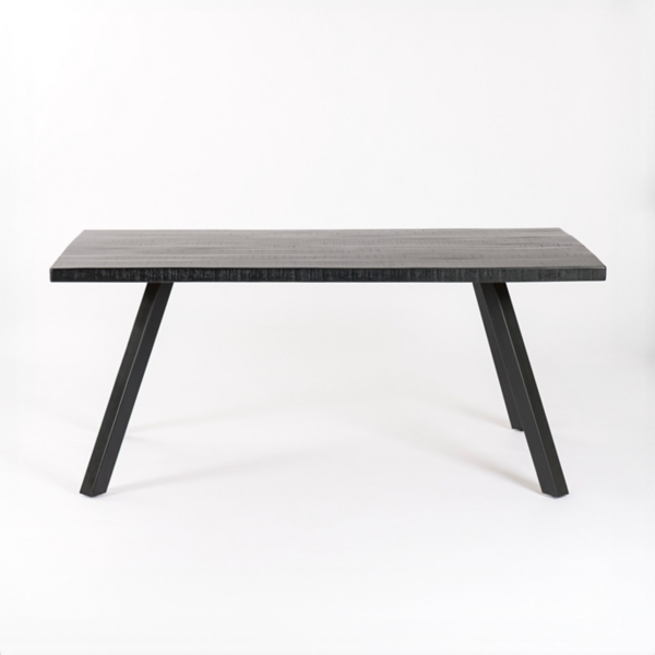Kirklands Glenn Midnight Wood Rectangular Dining Table | Hamilton Place