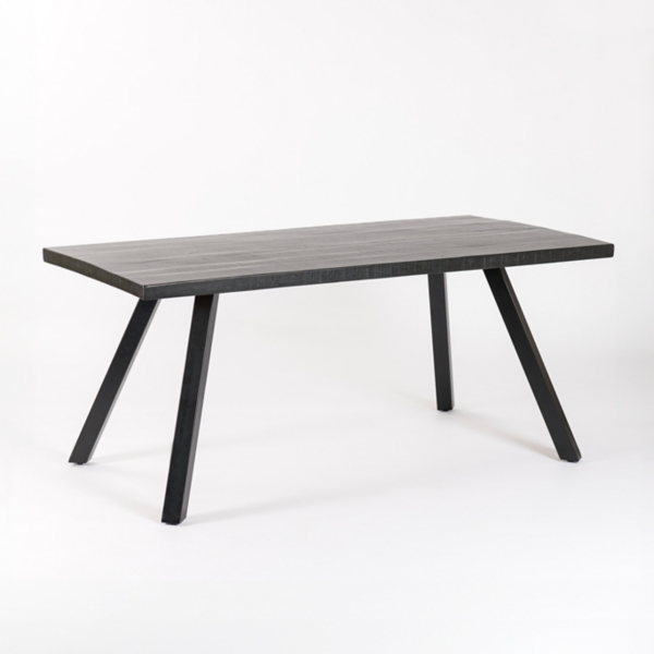 Kirklands Glenn Midnight Wood Rectangular Dining Table | Hamilton Place