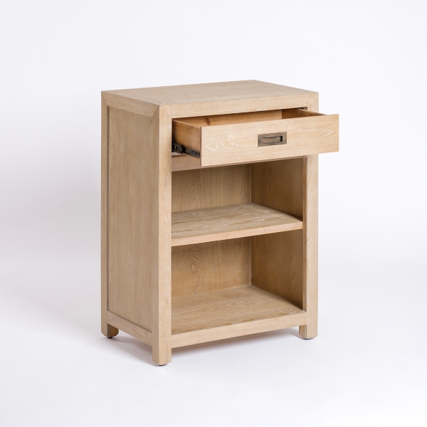 Kirklands Natural Wood Open Shelf Modular Cabinet | Hamilton Place