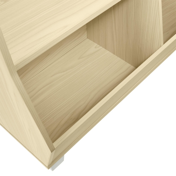 Kirklands Light Woodgrain Multi Cubby Organizer Bookshelf | Hamilton Place