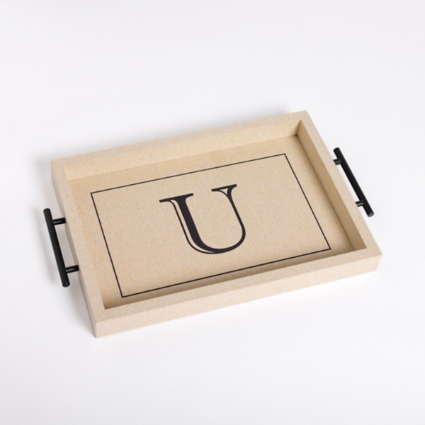 Blair Monogram U Tray | Kirklands Home
