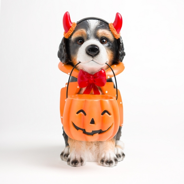 Kirklands Devil Dog Halloween Statue at Hamilton Place in Chattanooga, TN