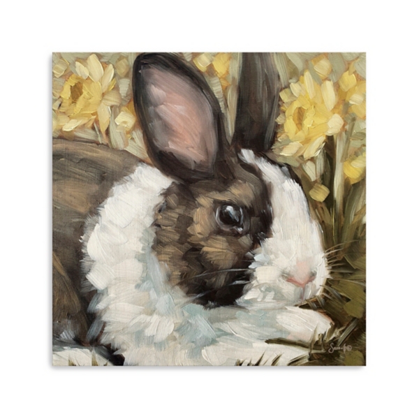 Buttercup Bunny Canvas Art Print | Kirklands Home