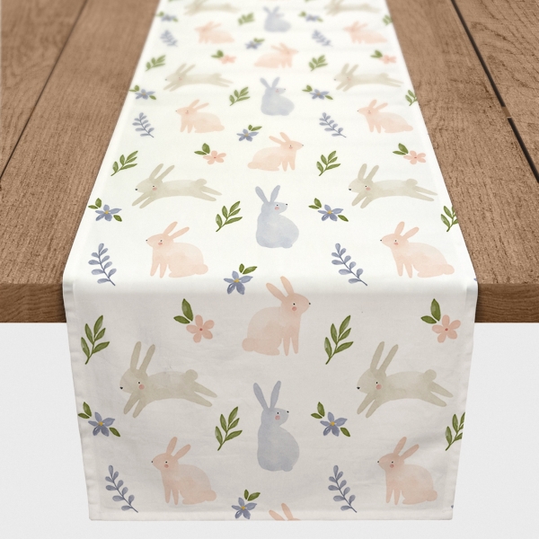 Botanical Bunny Table Runner, 72 in. | Kirklands Home