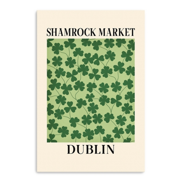 Shamrock Market Canvas Art Print | Kirklands Home
