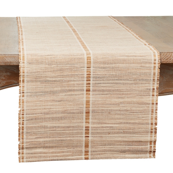 Natural fiber table runner | Hamilton Place