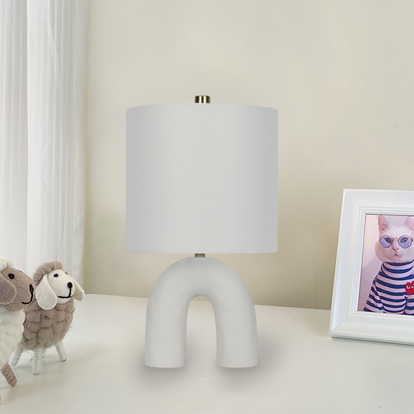 Kirklands Matte White Arch Table Lamps, Set of 2 | Hamilton Place