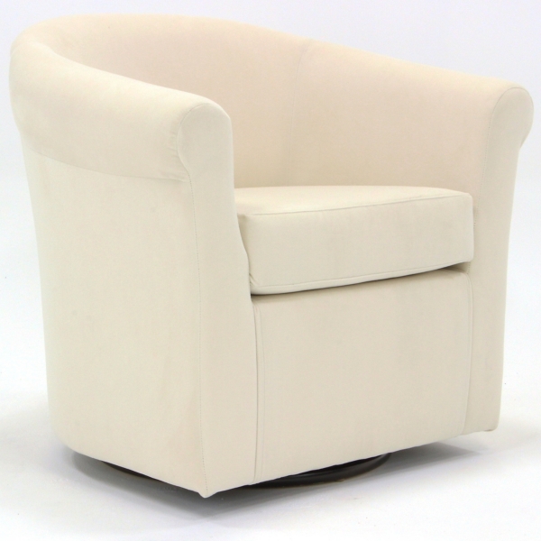 Cream Marlee Swivel Accent Chair | Kirklands Home