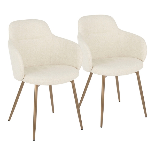 Modern cream dining chairs | Hamilton Place