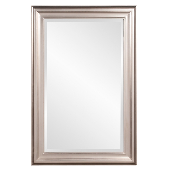 Kirklands George Silver Ridged Rectangular Wall Mirror | Hamilton Place