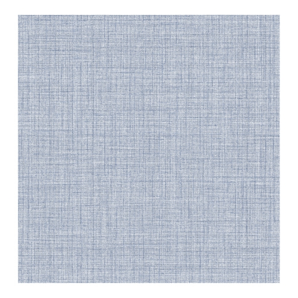 Blue Textured Faux Fabric Peel & Stick Wallpaper | Kirklands Home