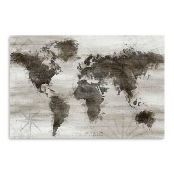 Map canvas print | Hamilton Place