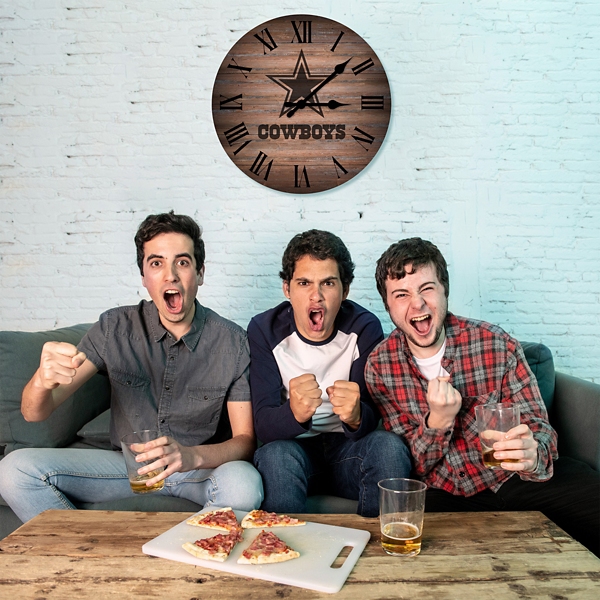 Kirklands Rustic Dallas Cowboys Wall Clock | Hamilton Place