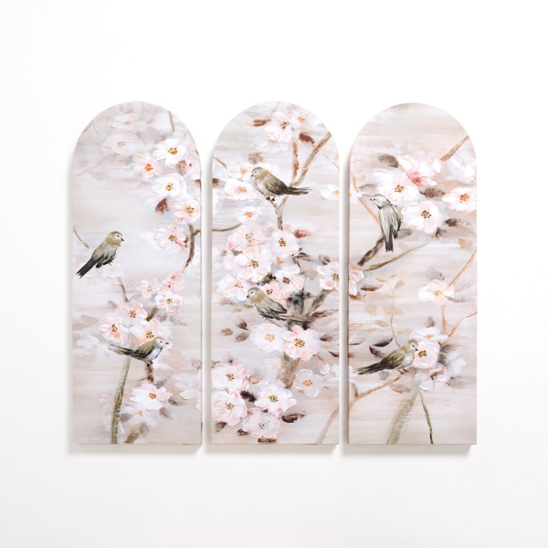 Birdsong Grove Arch Canvas Art Prints, Set of 3 | Kirklands Home