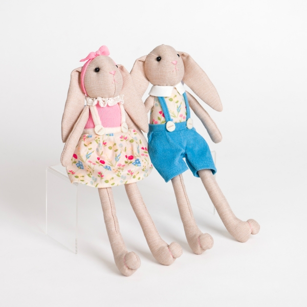 Easter Bunny Shelf Sitters, Set of 2 | Kirklands Home