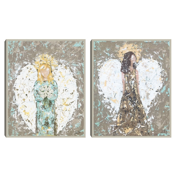 Blessed Angels Framed Art Prints, Set of 2 | Kirklands Home