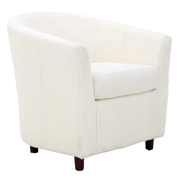 Ivory Boucle Parker Club Chair | Kirklands Home