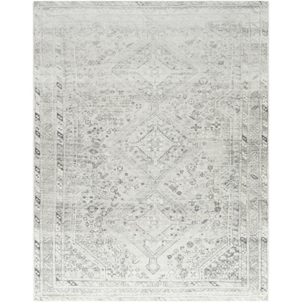 Cream Traditional Washable Area Rug, 7x10 | Kirklands Home