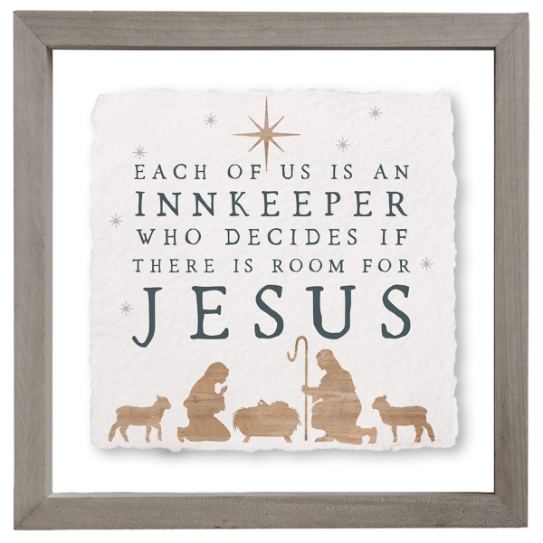 Room for Jesus Framed Wall Plaque | Kirklands Home