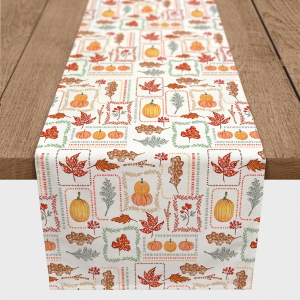 Autumn Patchwork Table Runner, 90 in. | Kirklands Home