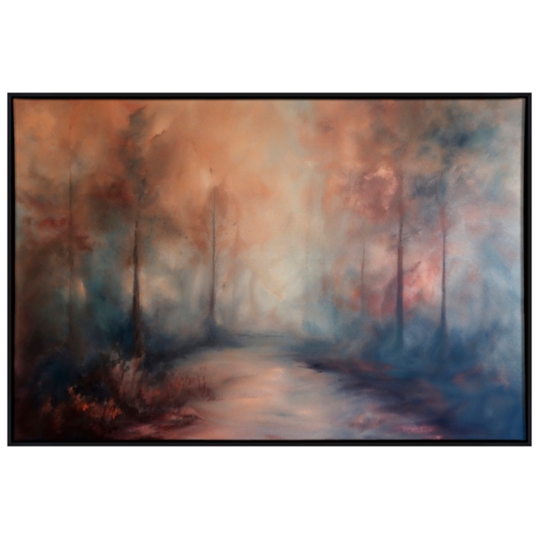 Twilight Rust Framed Canvas Art Print | Kirklands Home
