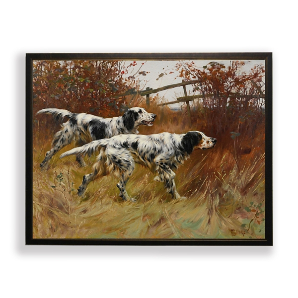 Black Pointer Dogs Framed Art Print | Kirklands Home