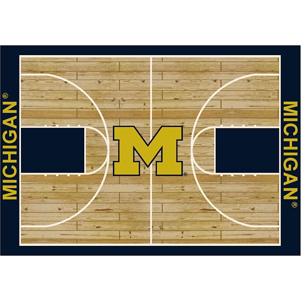 University of Michigan Courtside Area Rug, 4x6 | Kirklands Home