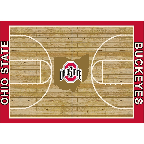 Ohio State Courtside Area Rug, 4x6 | Kirklands Home