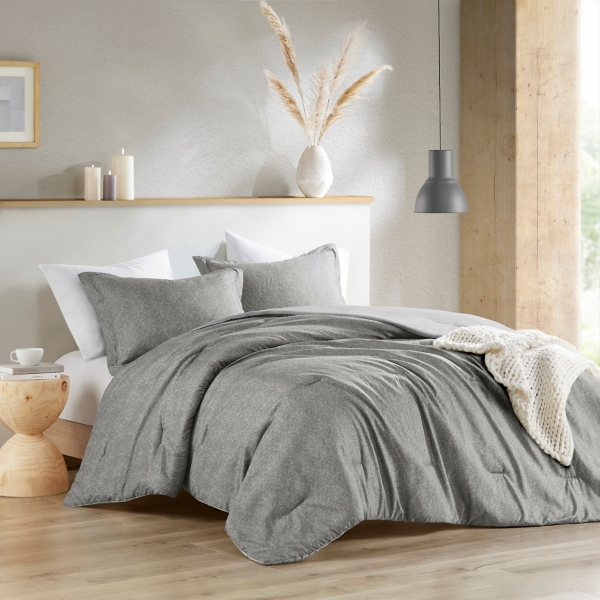 Gray Chambray 3 Pc King Comforter Set Kirklands Home