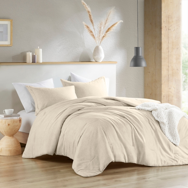 Cream Chambray 3-pc. Full/Queen Comforter Set | Kirklands Home