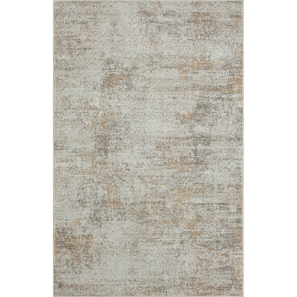 Brisbane Beige Faded Damask Area Rug, 5x8 | Kirklands Home