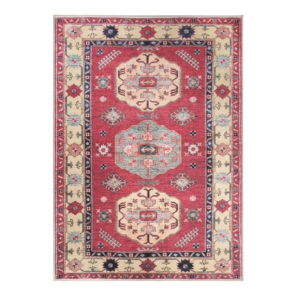Washable Shary Coral Area Rug, 5x7 | Kirklands Home
