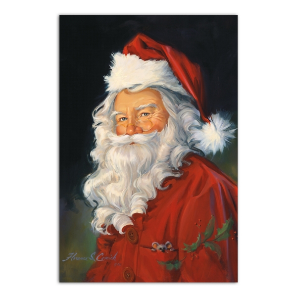 Traditional Santa Claus Canvas Art Print | Kirklands Home