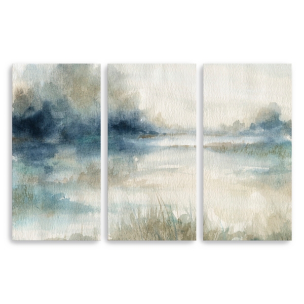 Evening Waters Canvas Art Prints, Set of 3 | Kirklands Home