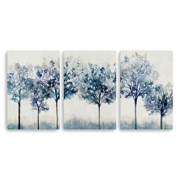 Indigo Forest Light Canvas Art Prints, 32x48 | Kirklands Home